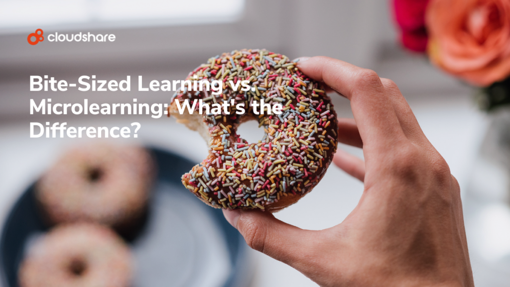 Bite-Sized Learning vs. Microlearning: What's the Difference? | CloudShare